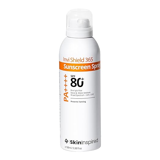 SkinInspired Invi Shield 365 Body Sunscreen Spray SPF 80+ PA ...